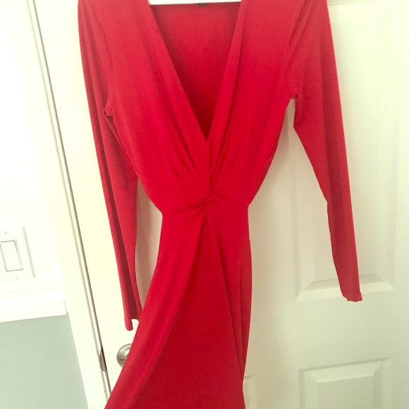 Dresses | Low Cut Open Back Red Dress | Poshmark